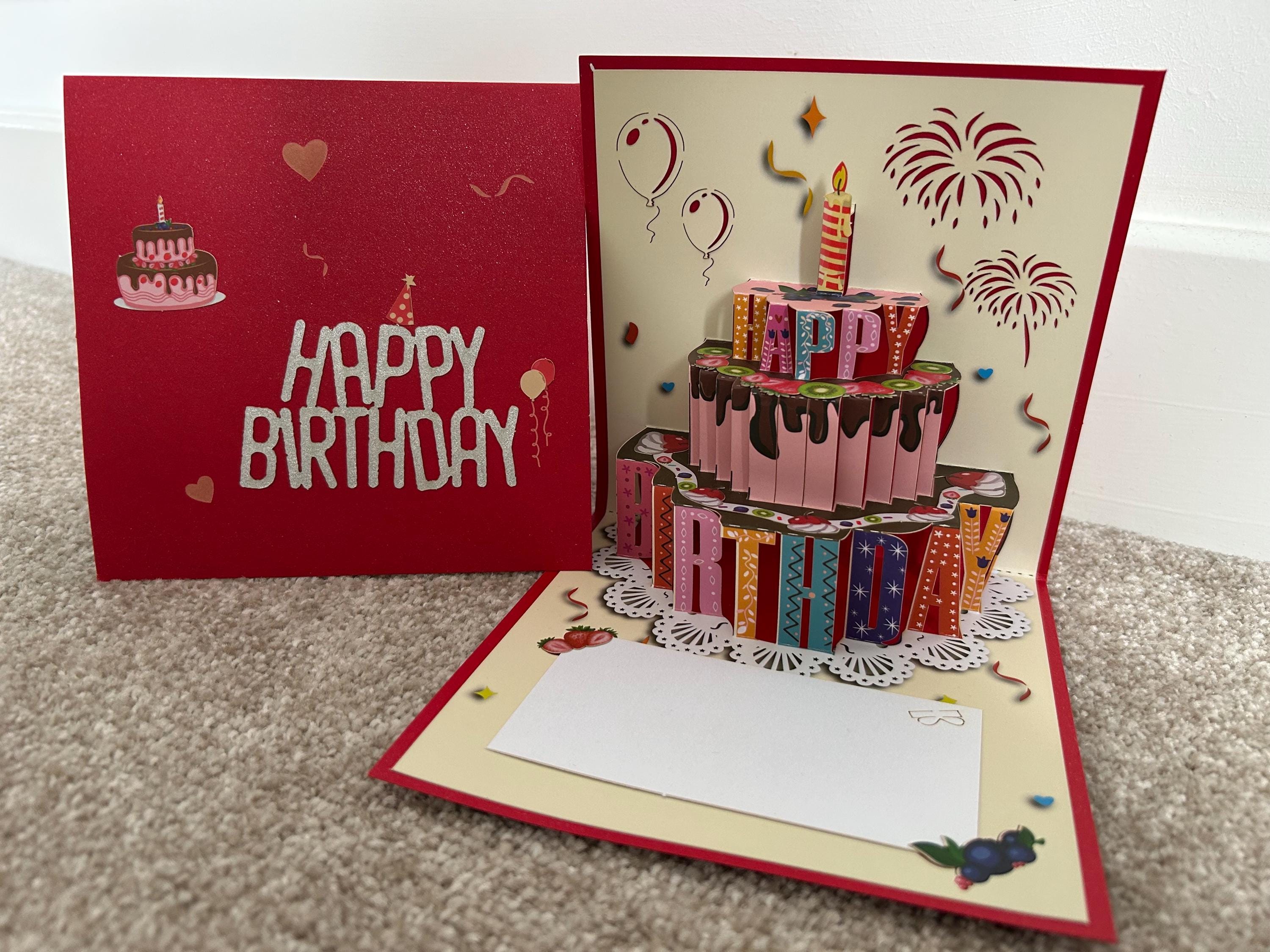 Pop up Birthday Card 3D Birthday Card - Etsy