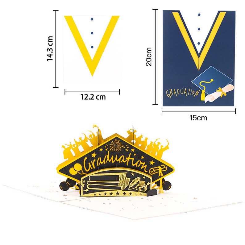3D Pop up Graduation Card - Etsy