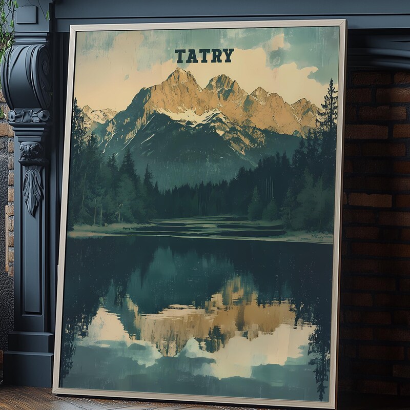 Mountains Print - Etsy UK