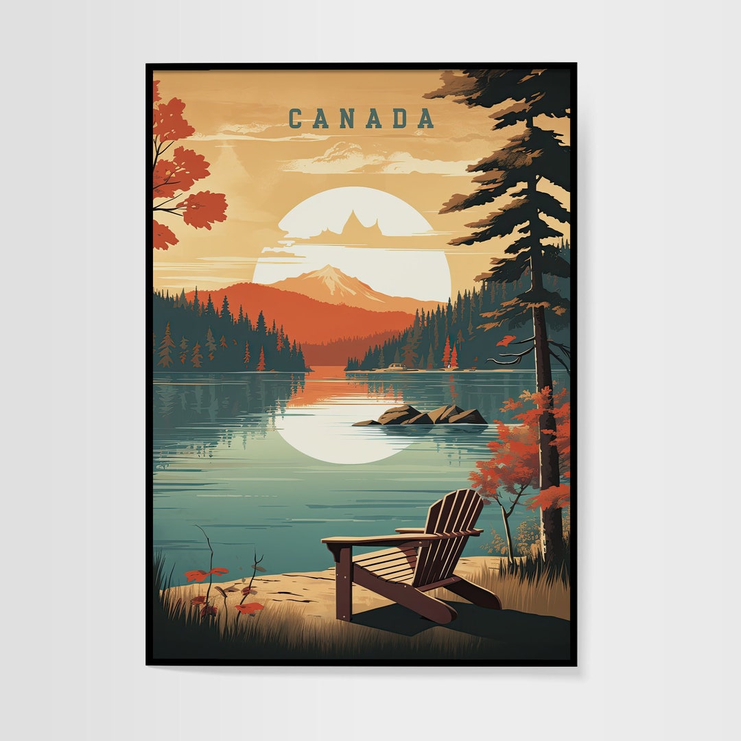 Canada Travel Poster, Canada Poster, Canada Print, Canada Printable ...