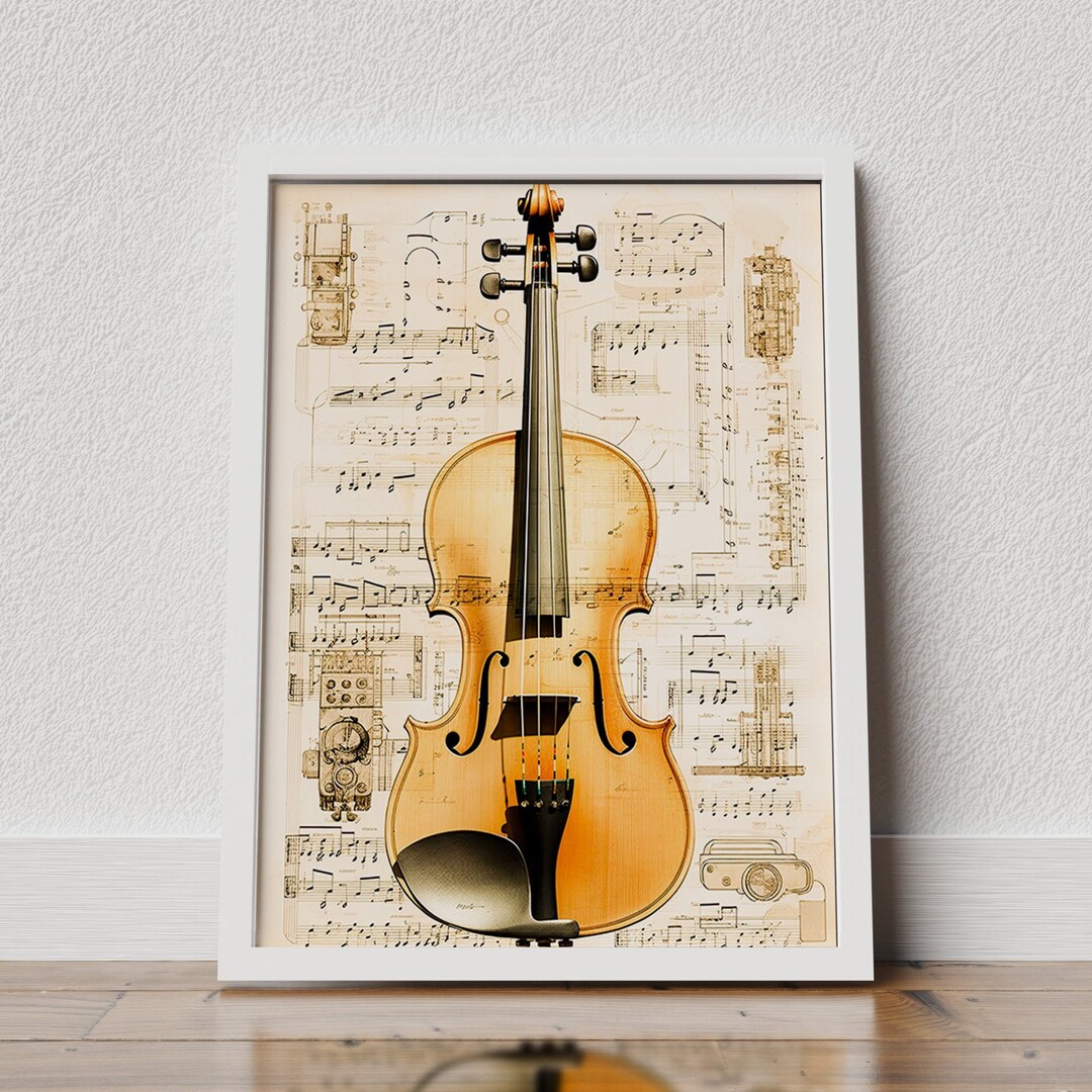 Vintage Cello Poster - Retro Music Decor, Digital Download, Music ...