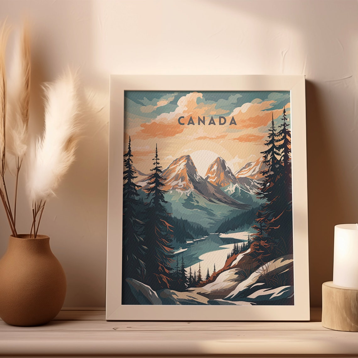 Canada Travel Poster, Canada Poster, Canada Print, Canada Printable ...