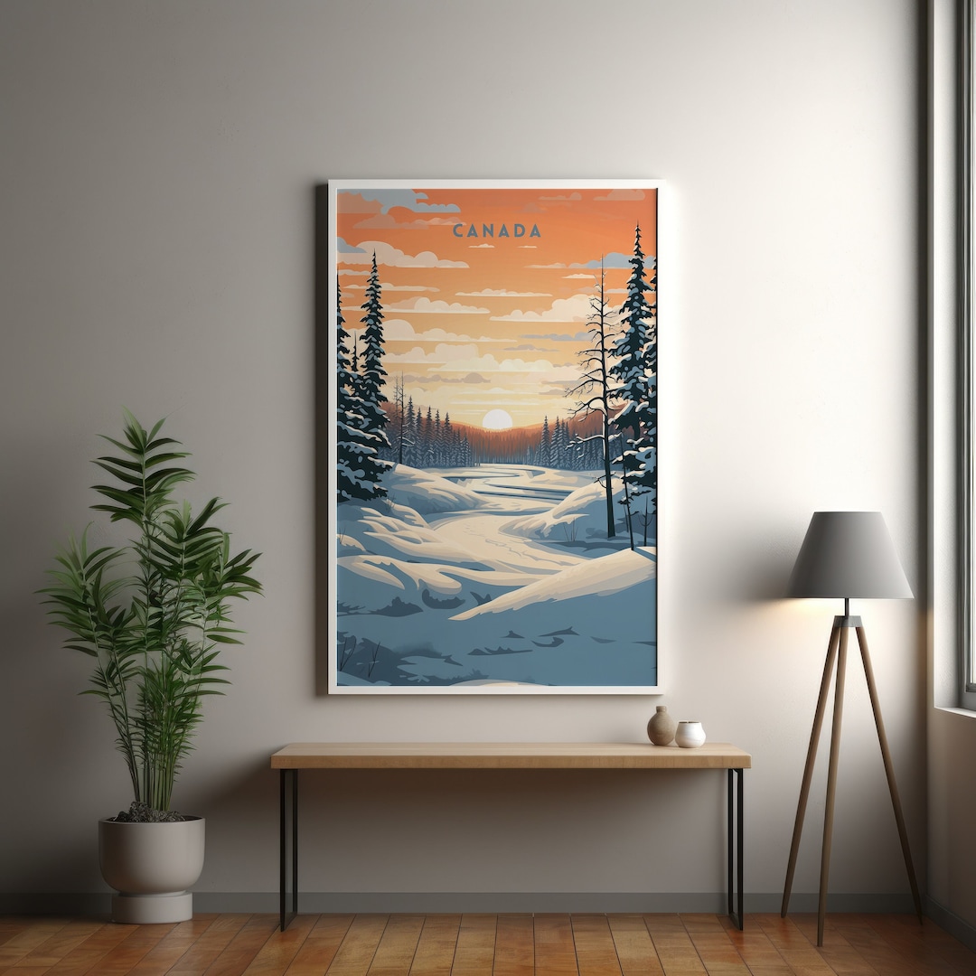 Canada Travel Poster, Canada Poster, Canada Print, Canada Printable ...