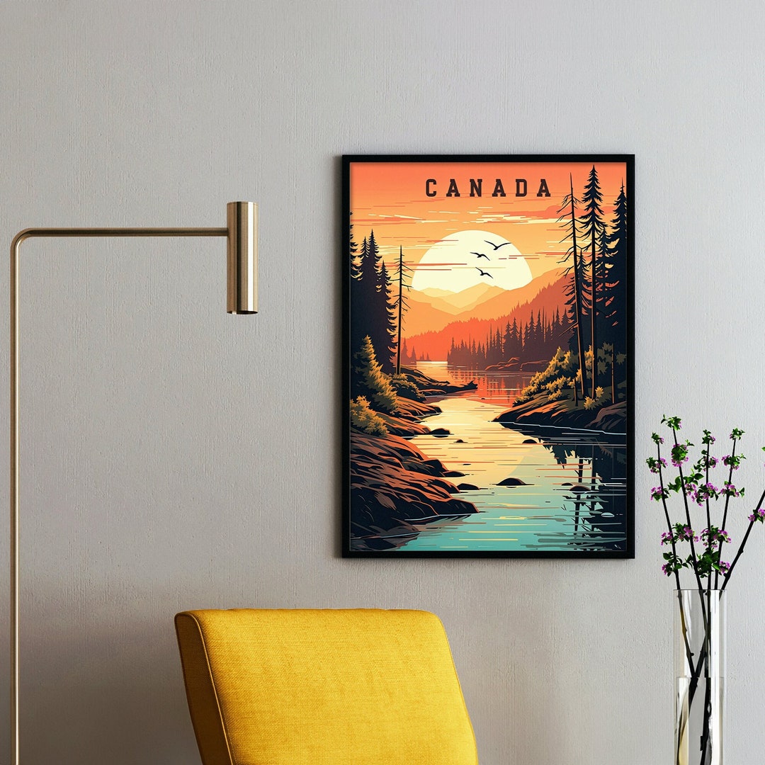 Canada Travel Poster, Canada Poster, Canada Print, Canada Printable ...