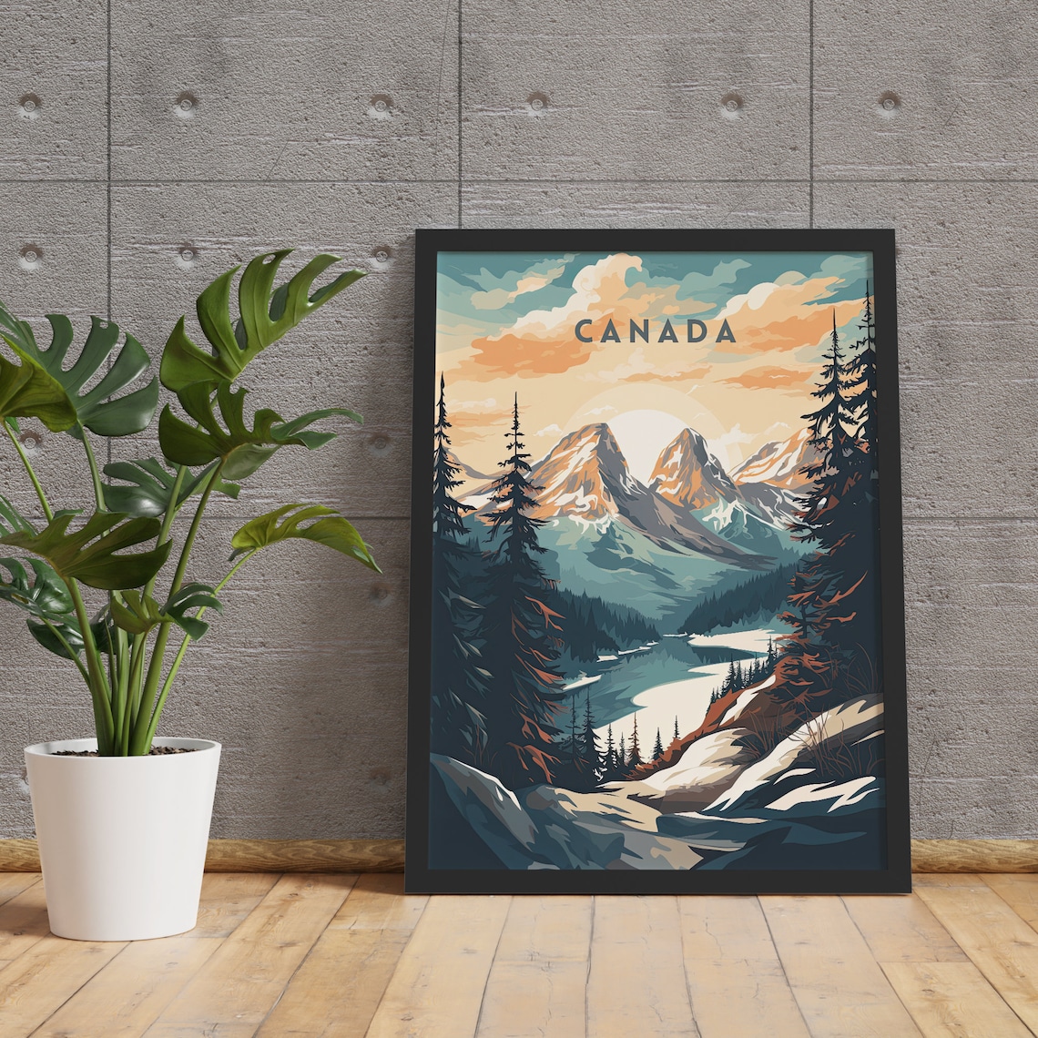 Canada Travel Poster, Canada Poster, Canada Print, Canada Printable ...