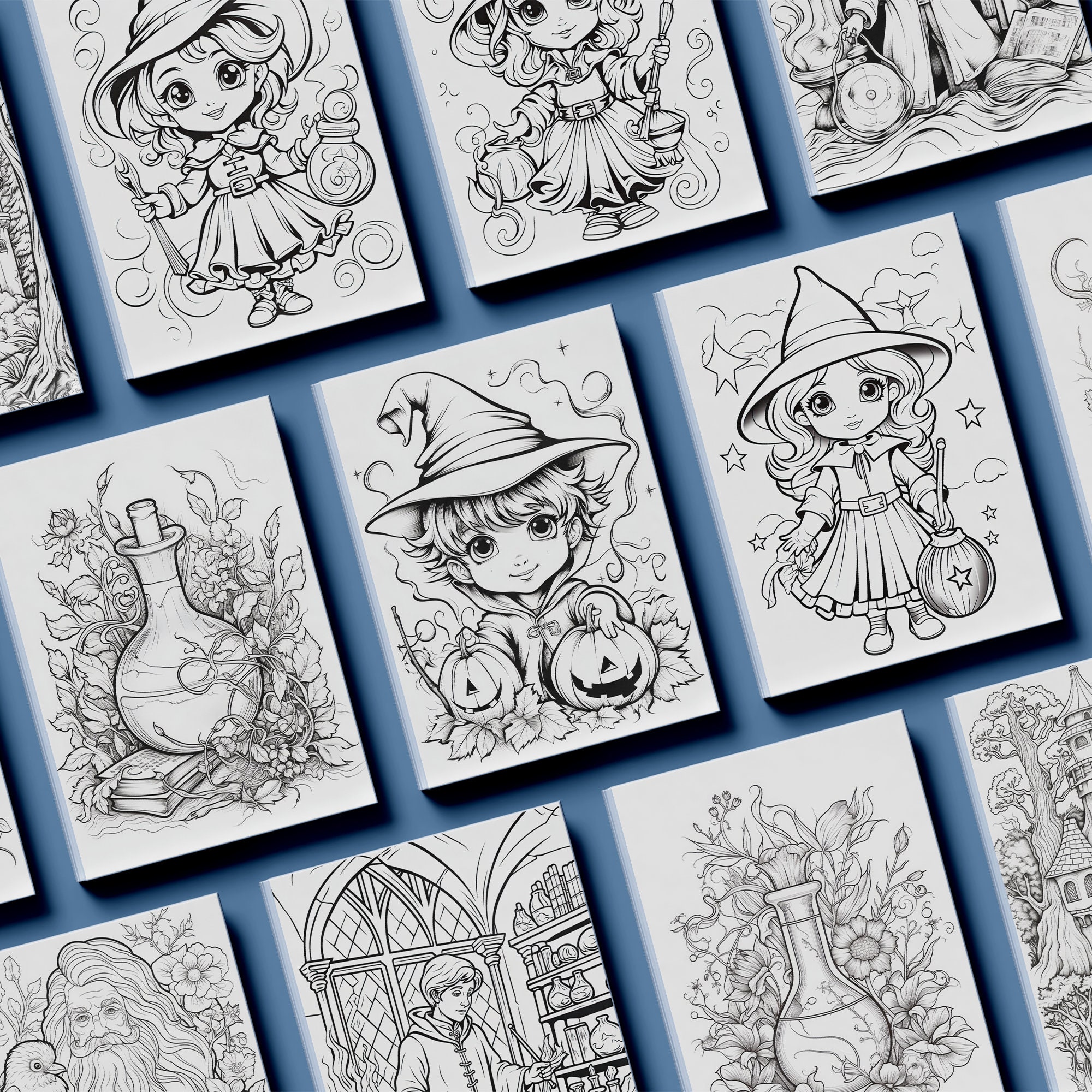 Coloring Pages for Kids, Wizards Coloring Pages, Magical Coloring Pages ...
