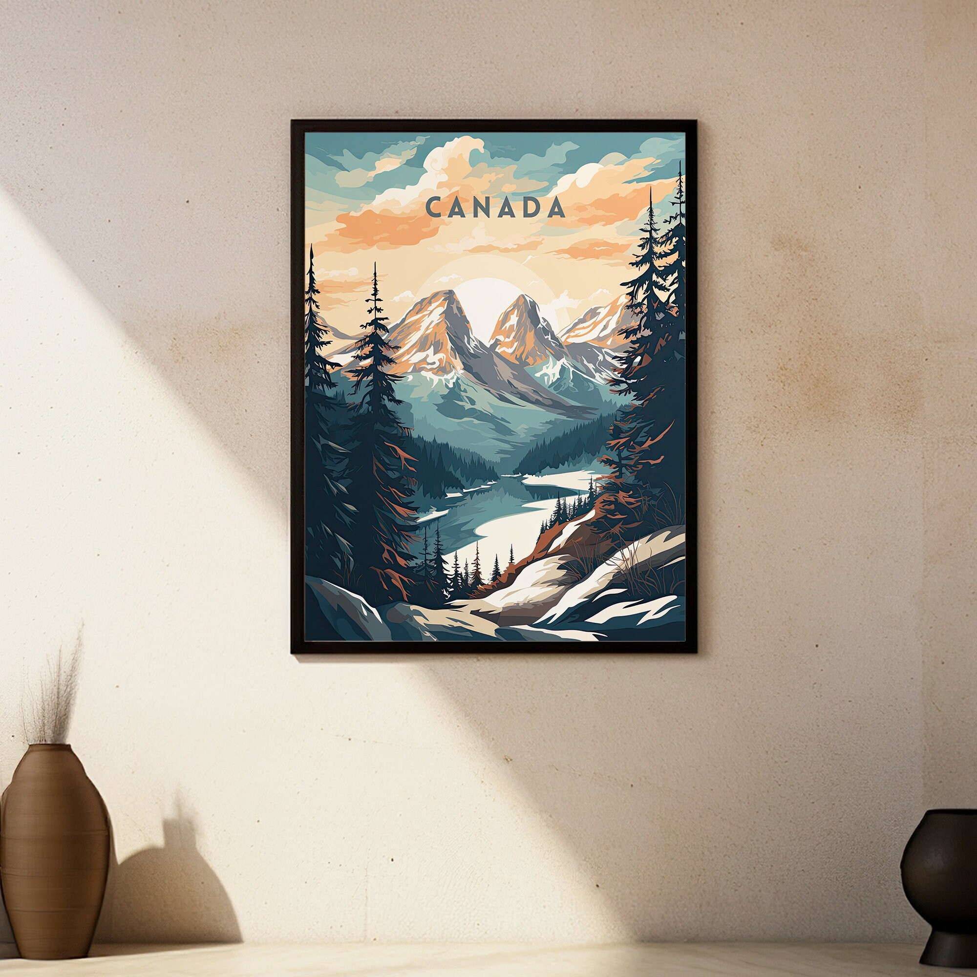 Canada Travel Poster, Canada Poster, Canada Print, Canada Printable ...