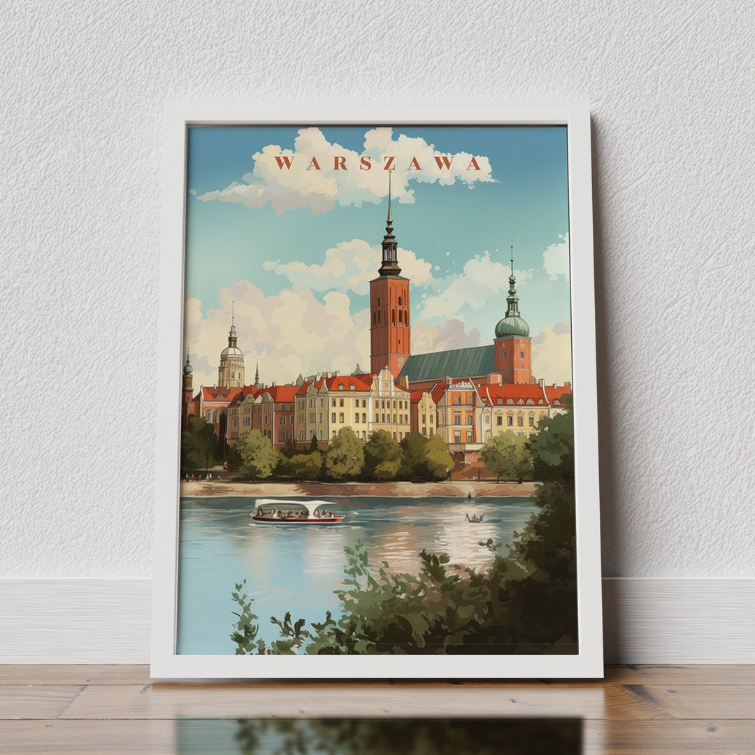 Polski Plakat, Warszawa Polska, Warsaw Poster, Poland Poster, Warsaw ...