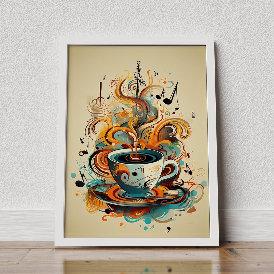 Coffee Poster, Coffee Art, Coffee Bar Decor, Coffee Bar Art, Coffee ...