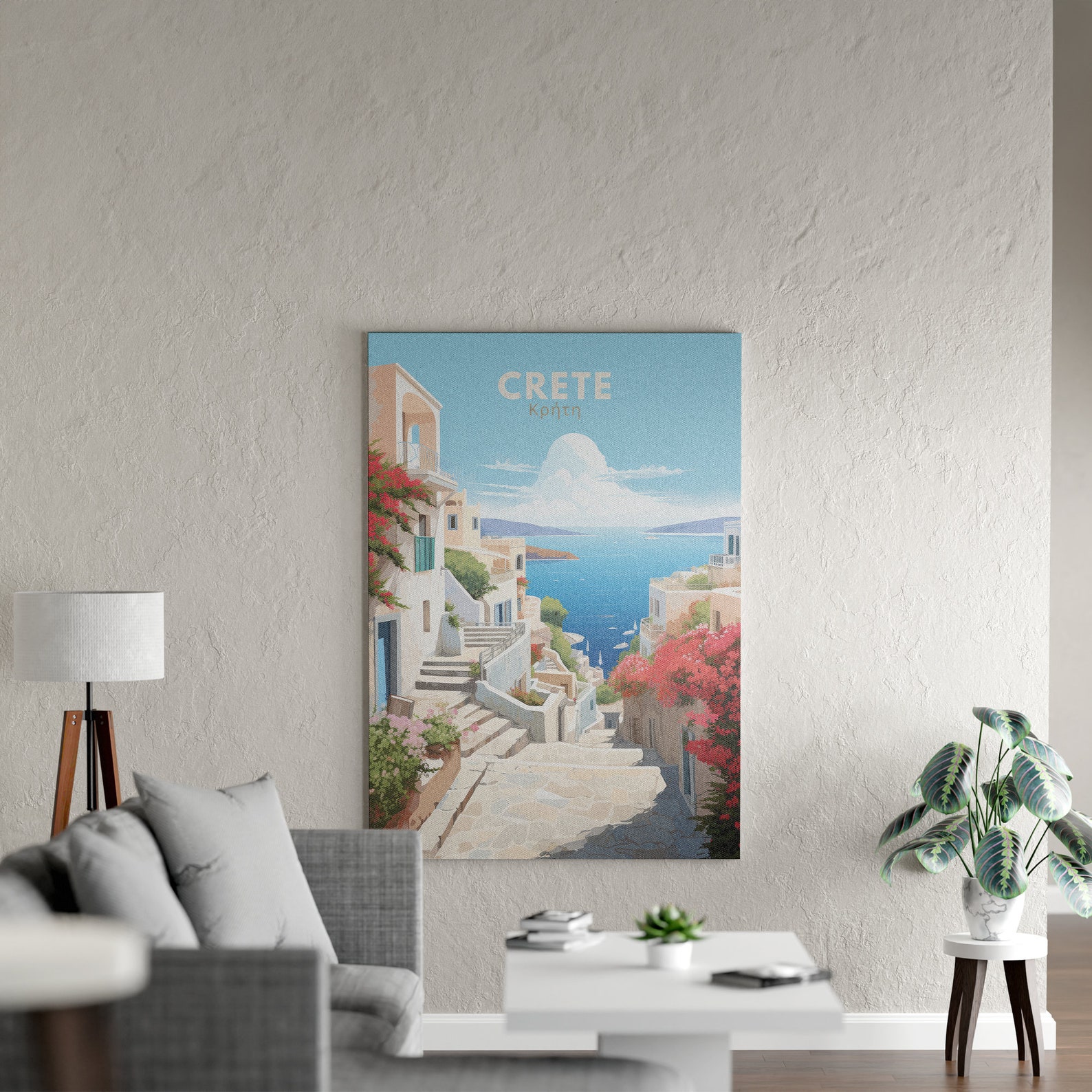 Crete Poster Greece Poster Crete Wall Art Greece Poster - Etsy
