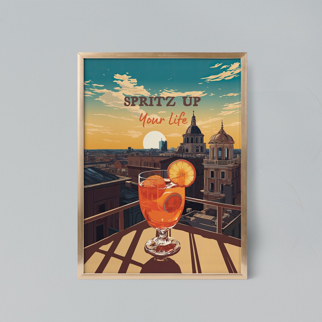 Aperol Spritz Poster Cocktail Poster Aperol Poster Aperol - Etsy