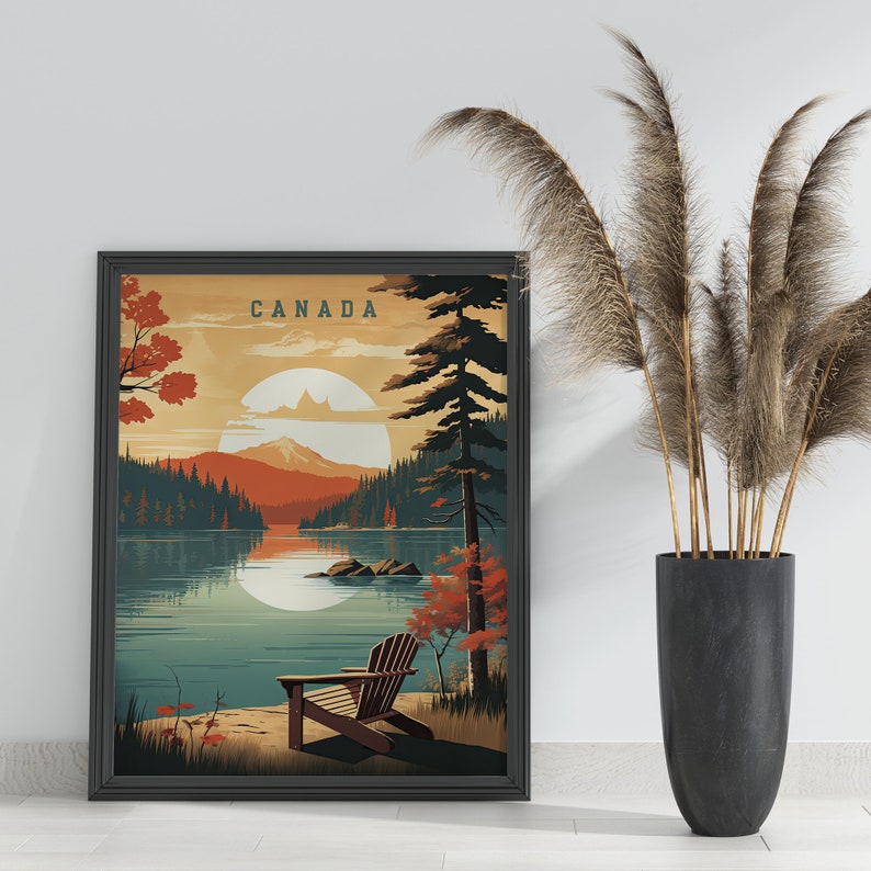 Canada Travel Poster, Canada Poster, Canada Print, Canada Printable ...