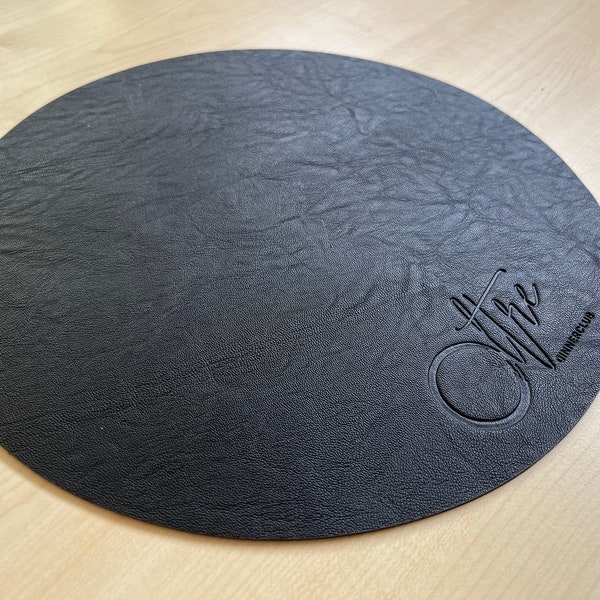Faux Leather Placemats - Etsy