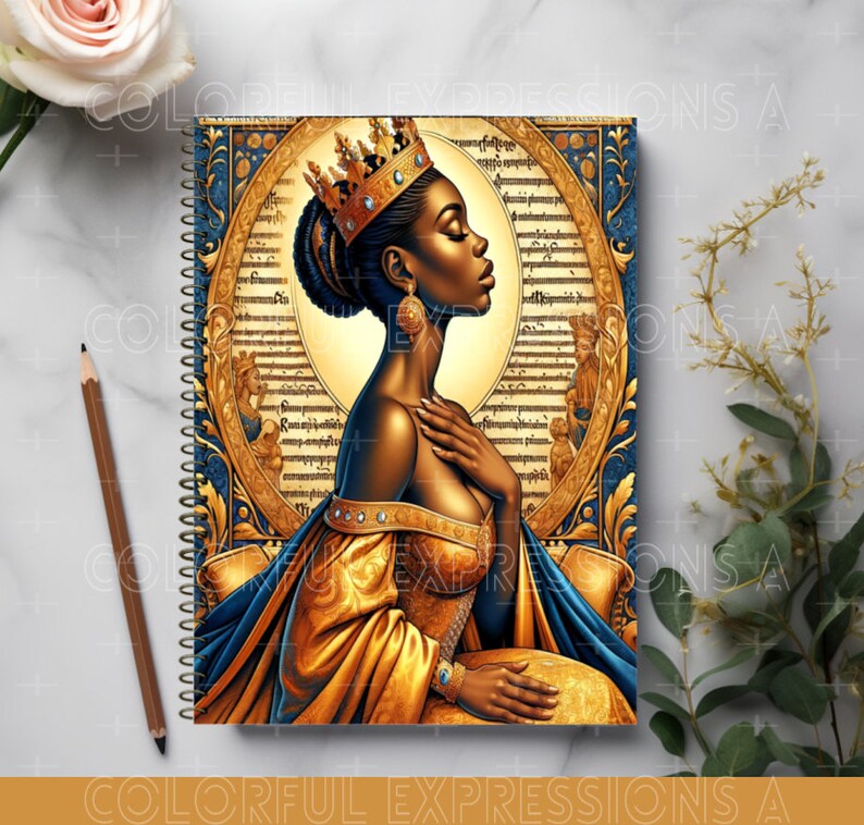 Christian Planner Cover, Printable Planner Cover, Notebook Cover, Black ...