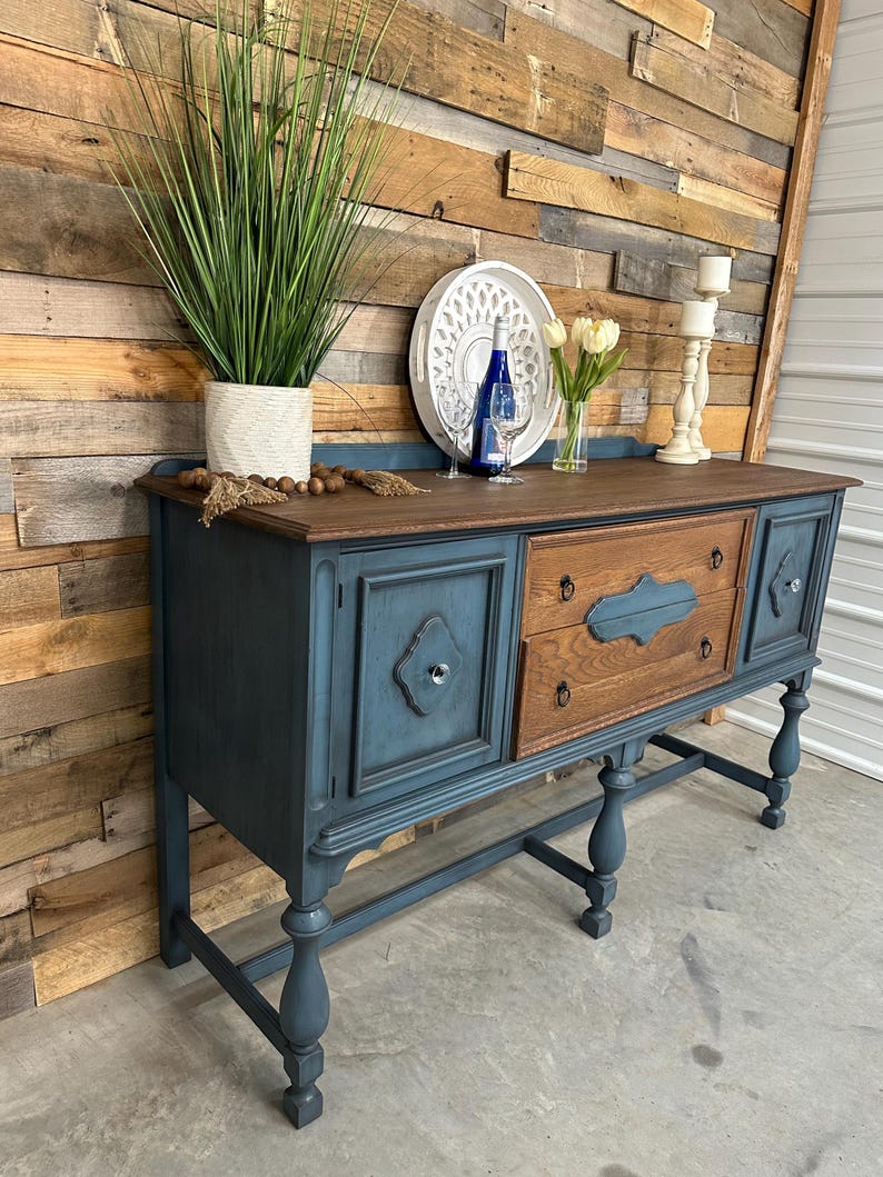 Newly Refinished Antique Buffet/sideboard - Etsy