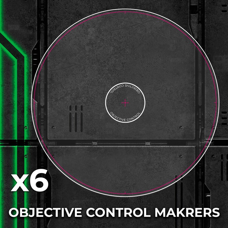 Precision Warhammer Objective Markers Flexible Durable - Etsy