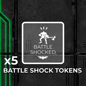 Warhammer 10th Ed Battle Shock Tokens - Flexible Durable Polymer - Etsy
