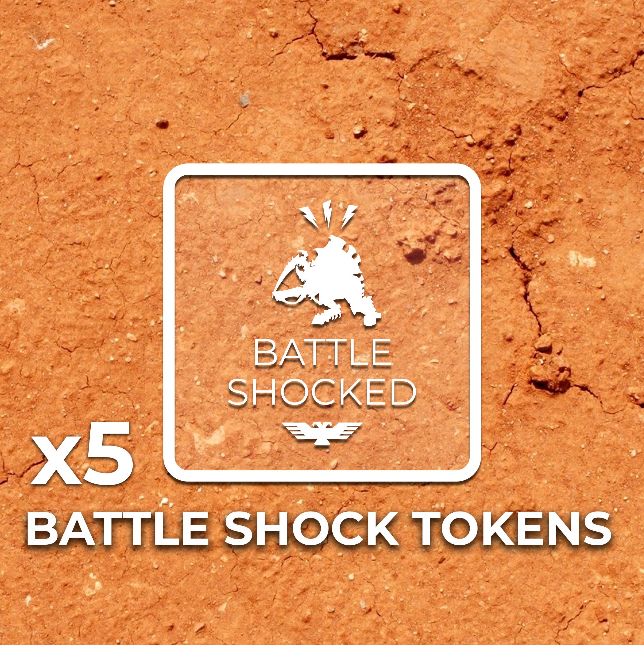 Warhammer 10th Ed Battle Shock Tokens Flexible Durable Polymer - Etsy