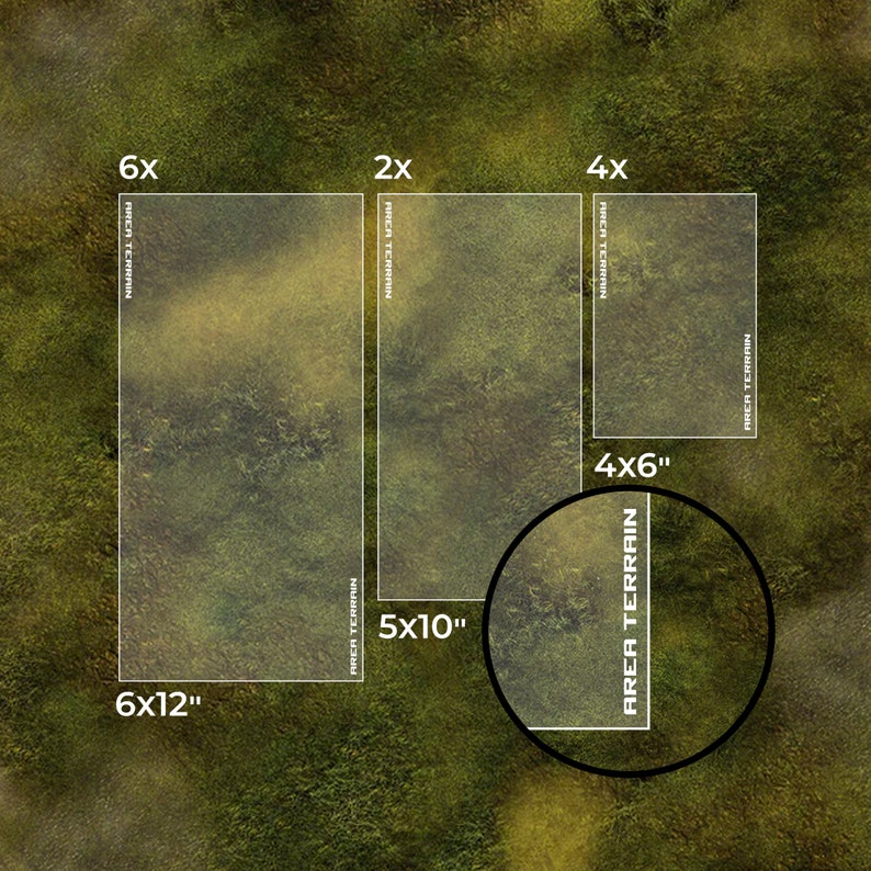 Warhammer 40k 10th Edition Area Terrain Footprint Bases - Etsy