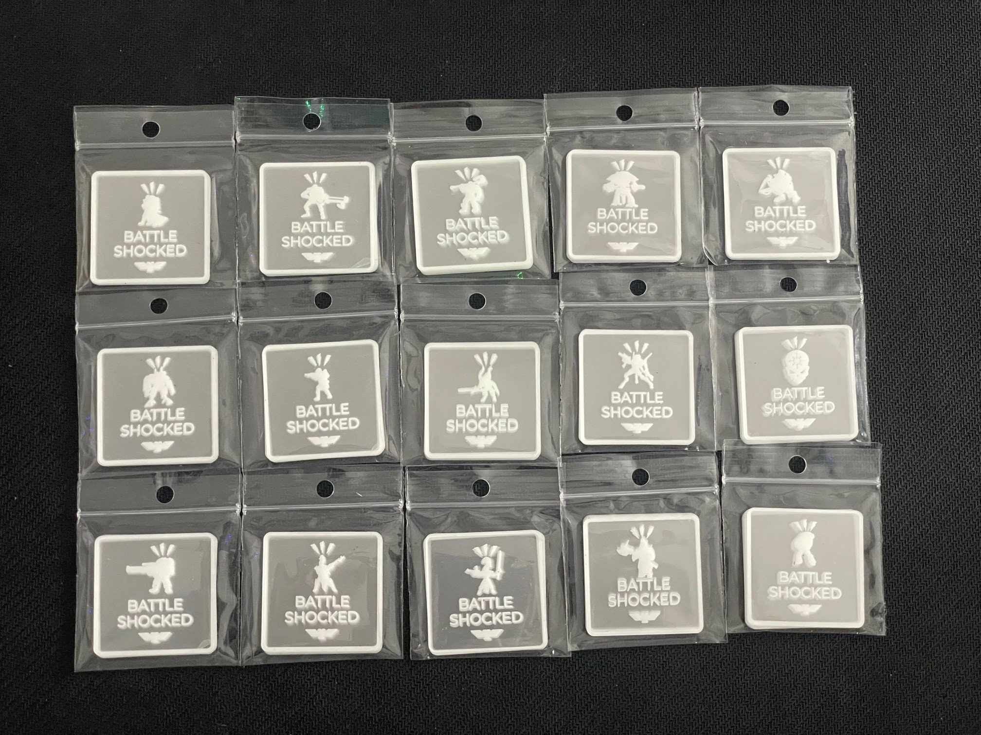 Warhammer 10th Ed Battle Shock Tokens - Flexible Durable Polymer - Etsy