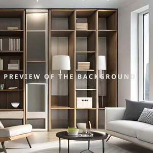 Luxurious Library: Digital Backgrounds for Bookshelf Enthusiasts for ...