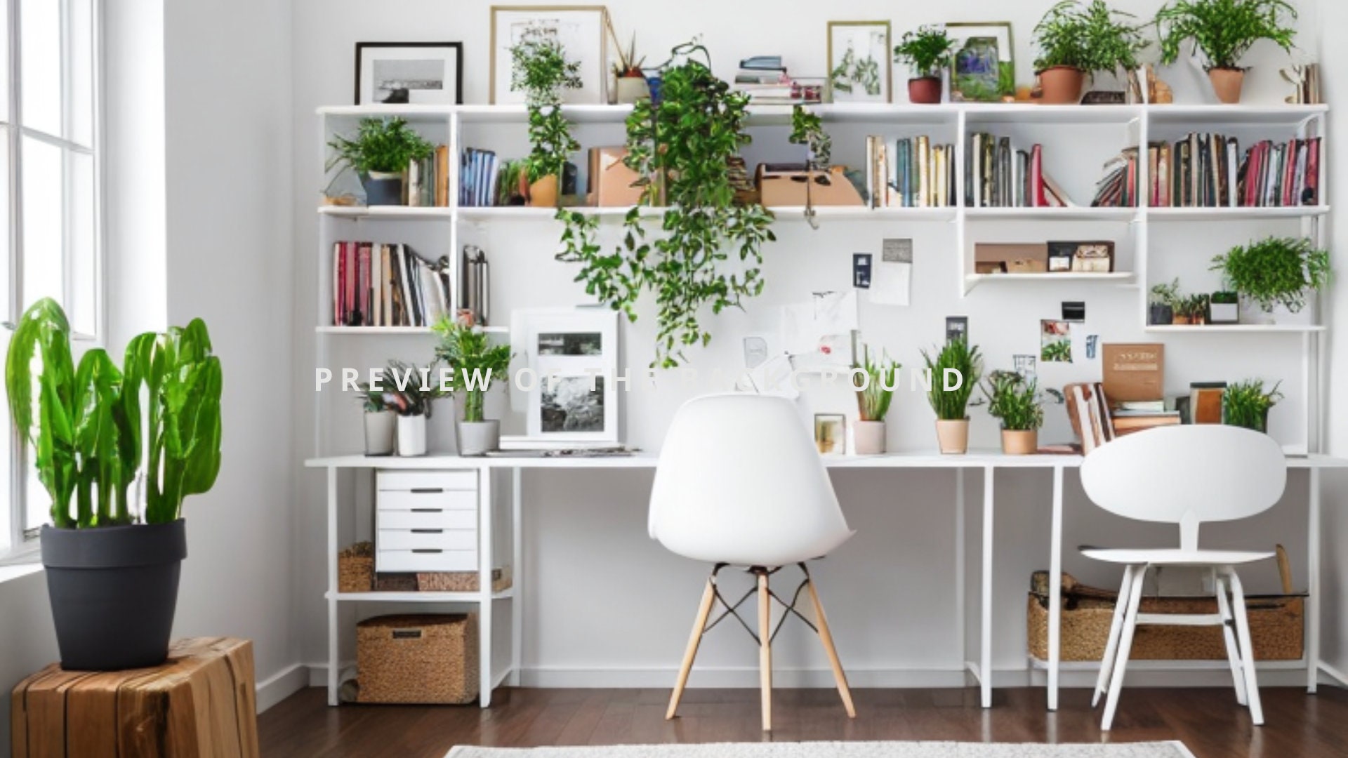 Home Office: 12 Chic Virtual Backgrounds for Casual Workspaces for ...