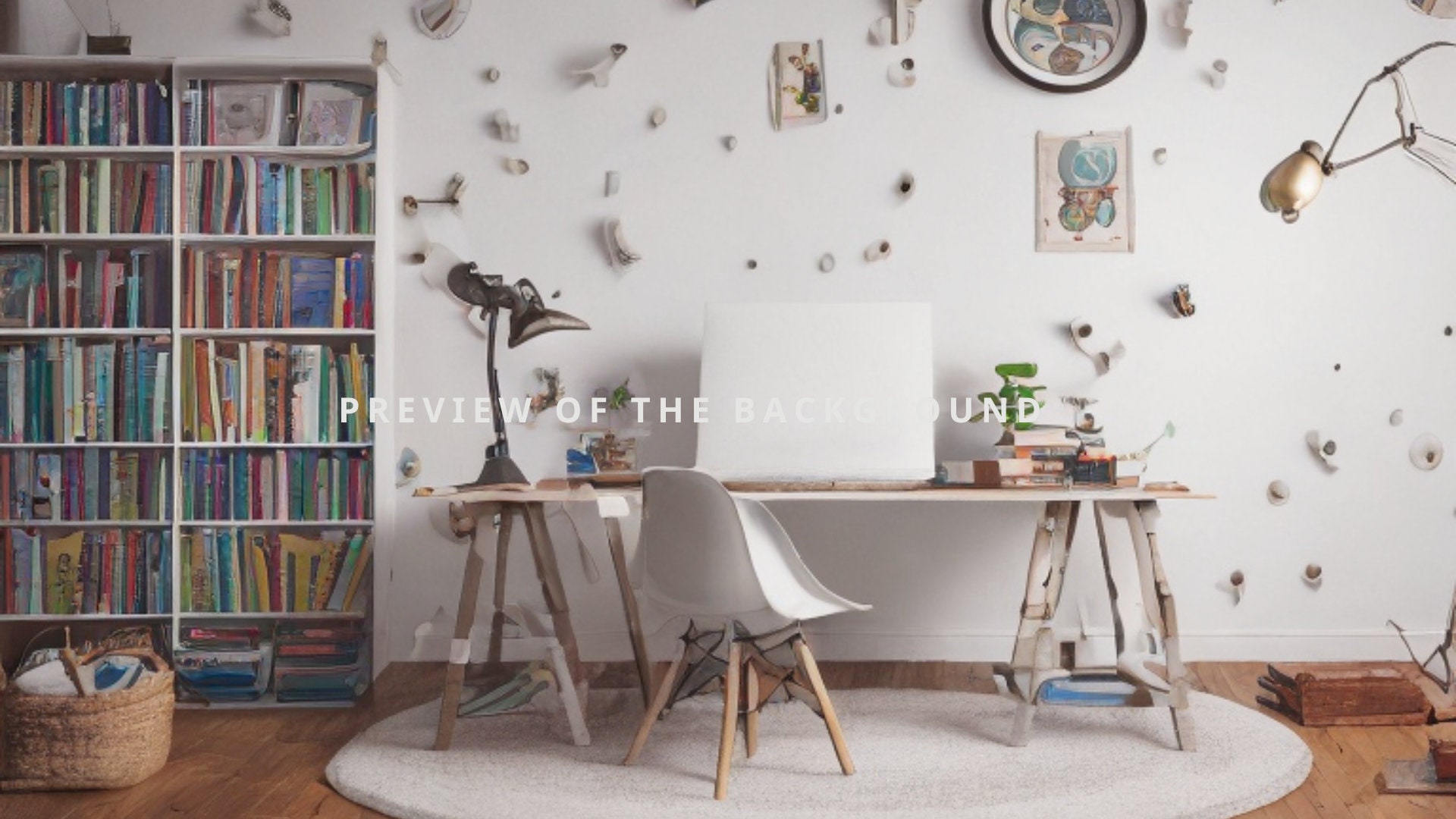 Home Office: 12 Chic Virtual Backgrounds for Casual Workspaces for ...