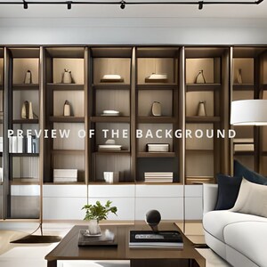 Luxurious Library: Digital Backgrounds for Bookshelf Enthusiasts for ...