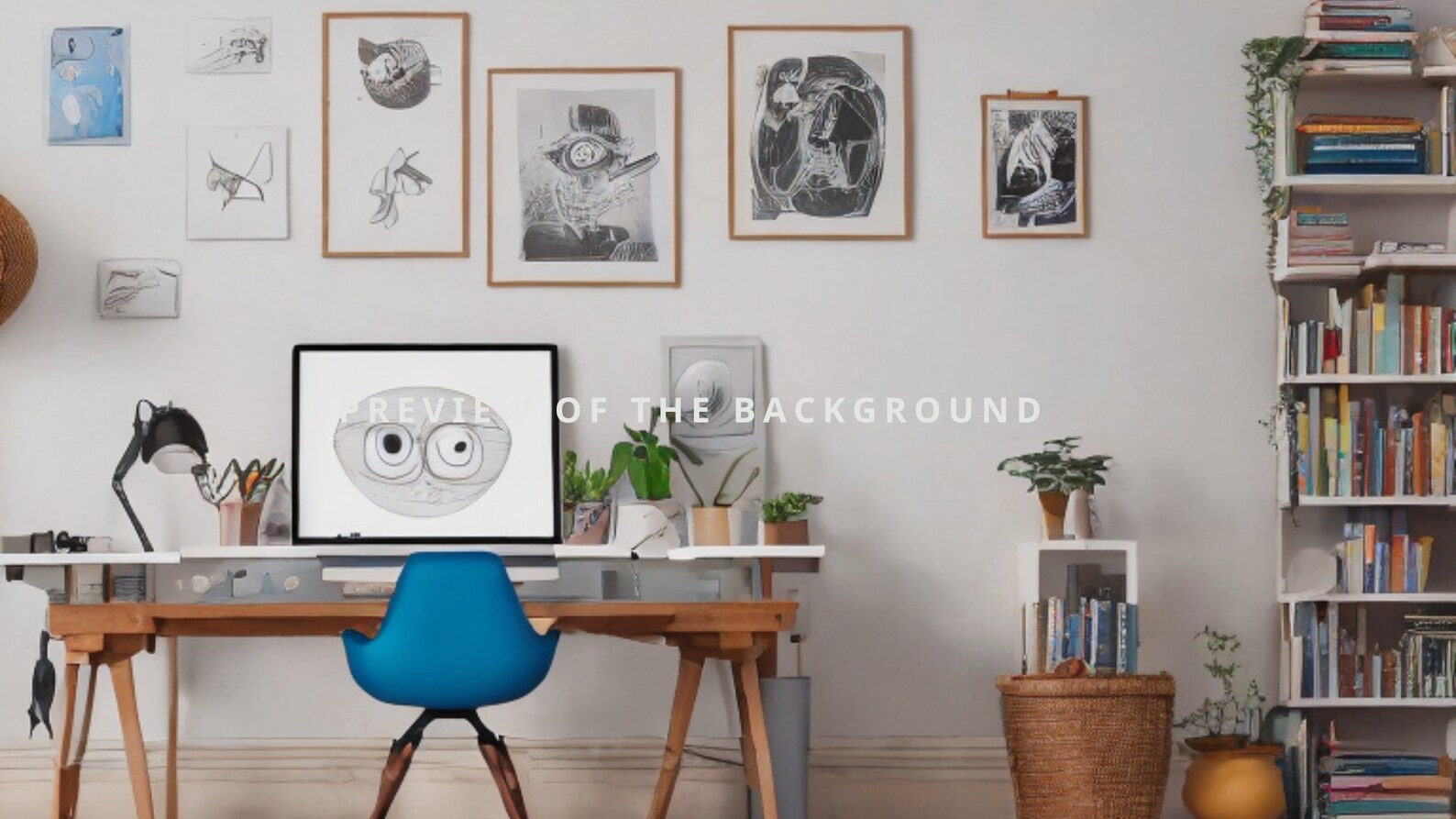Home Office: 12 Chic Virtual Backgrounds for Casual Workspaces for ...