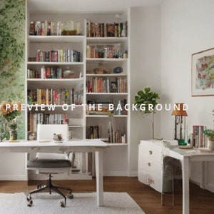 Home Office: 12 Chic Virtual Backgrounds for Casual Workspaces for ...