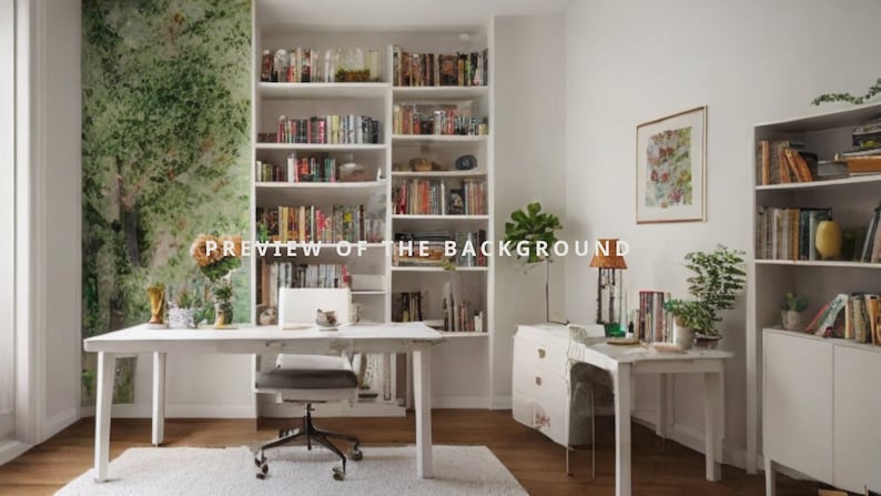 Home Office: 12 Chic Virtual Backgrounds for Casual Workspaces for ...