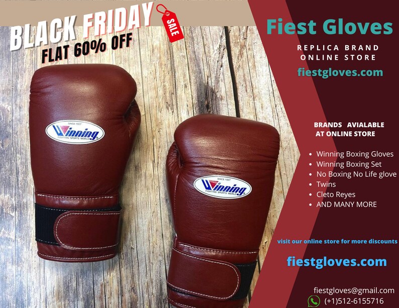 Personalized Christmas Boxing Glove Winning Glove Halloween - Etsy