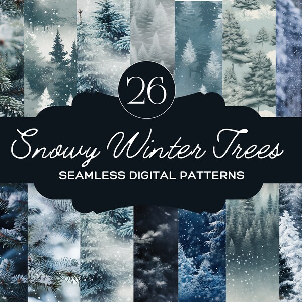 Tree Scrapbook Paper - Etsy