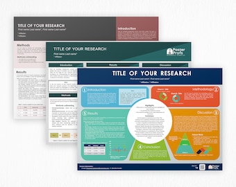 Academic Poster Template | Powerpoint Layout for Scientific Conference ...
