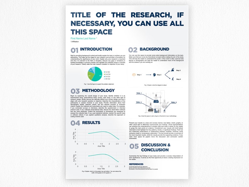 Professional University Research Scientific Display / A0 Academic ...