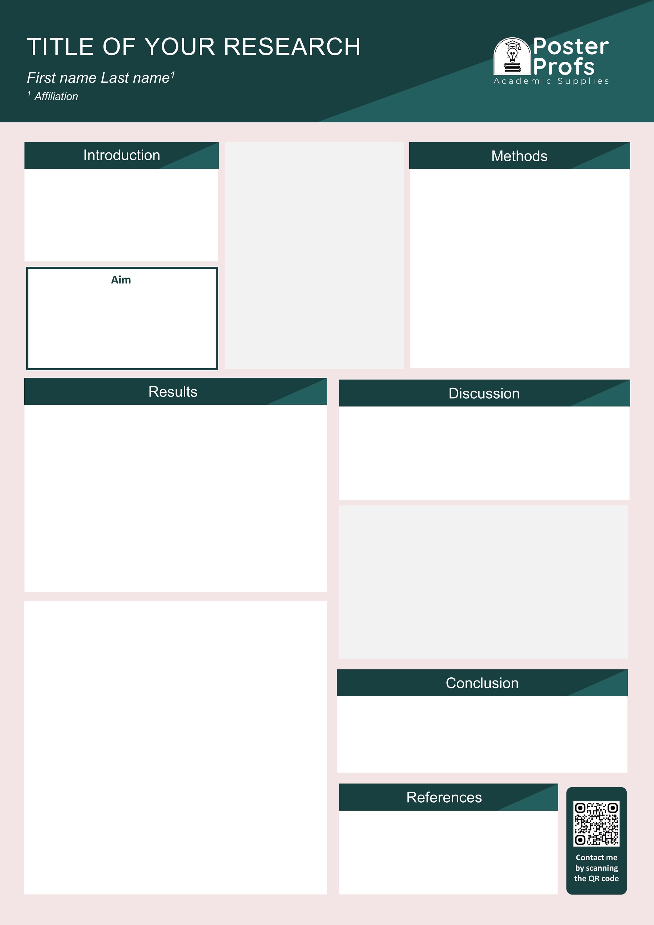 Academic Conference Poster Template: A0 Portrait Powerpoint (digital ...