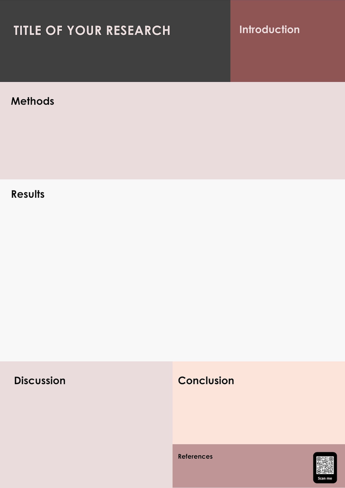 Academic Poster Template A0 / Powerpoint Layout for Scientific ...
