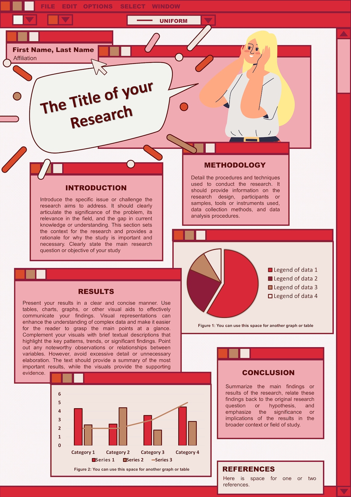 Professional University Research Scientific Display / A0 Academic ...