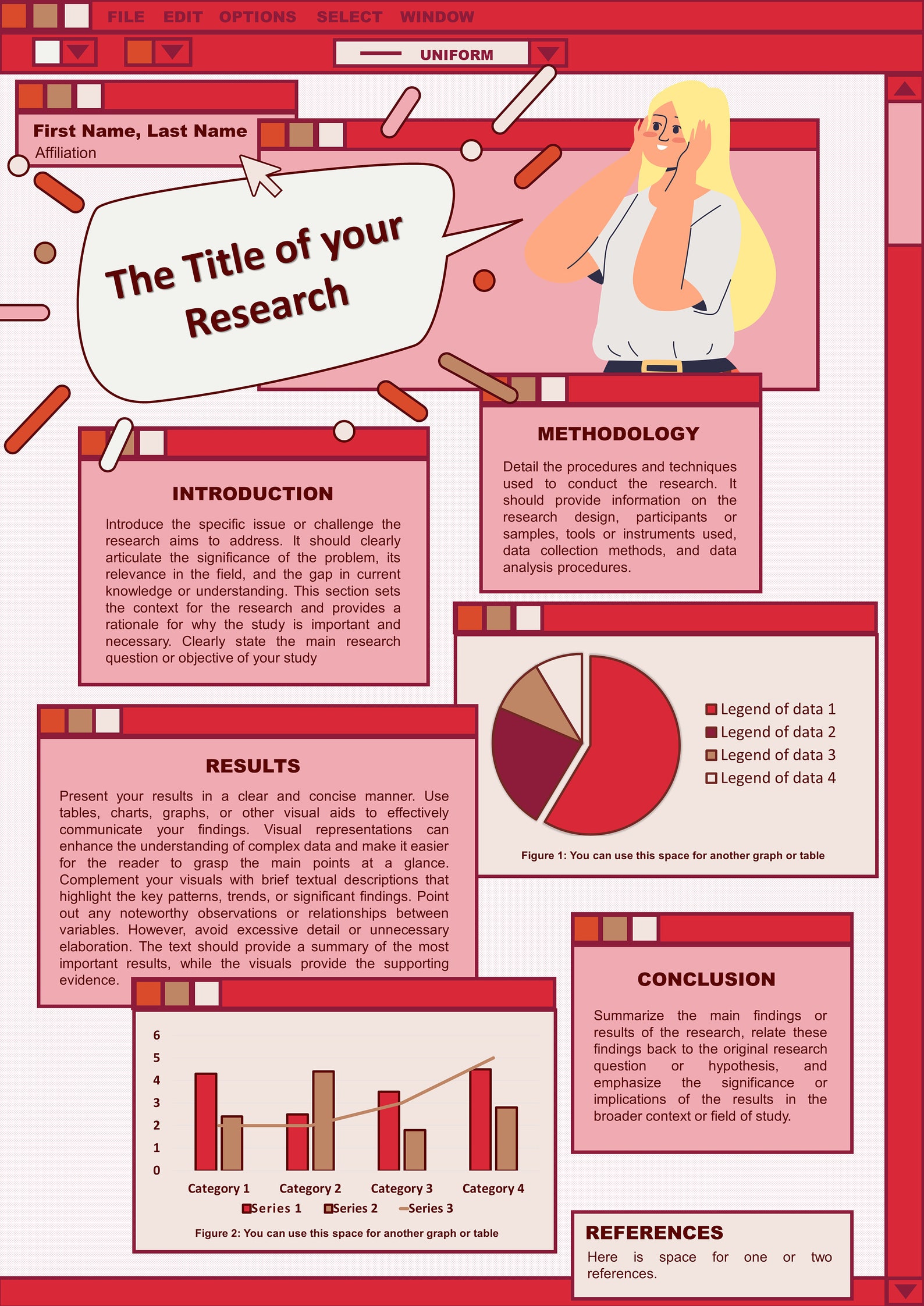 Professional University Research Scientific Display / A0 Academic ...