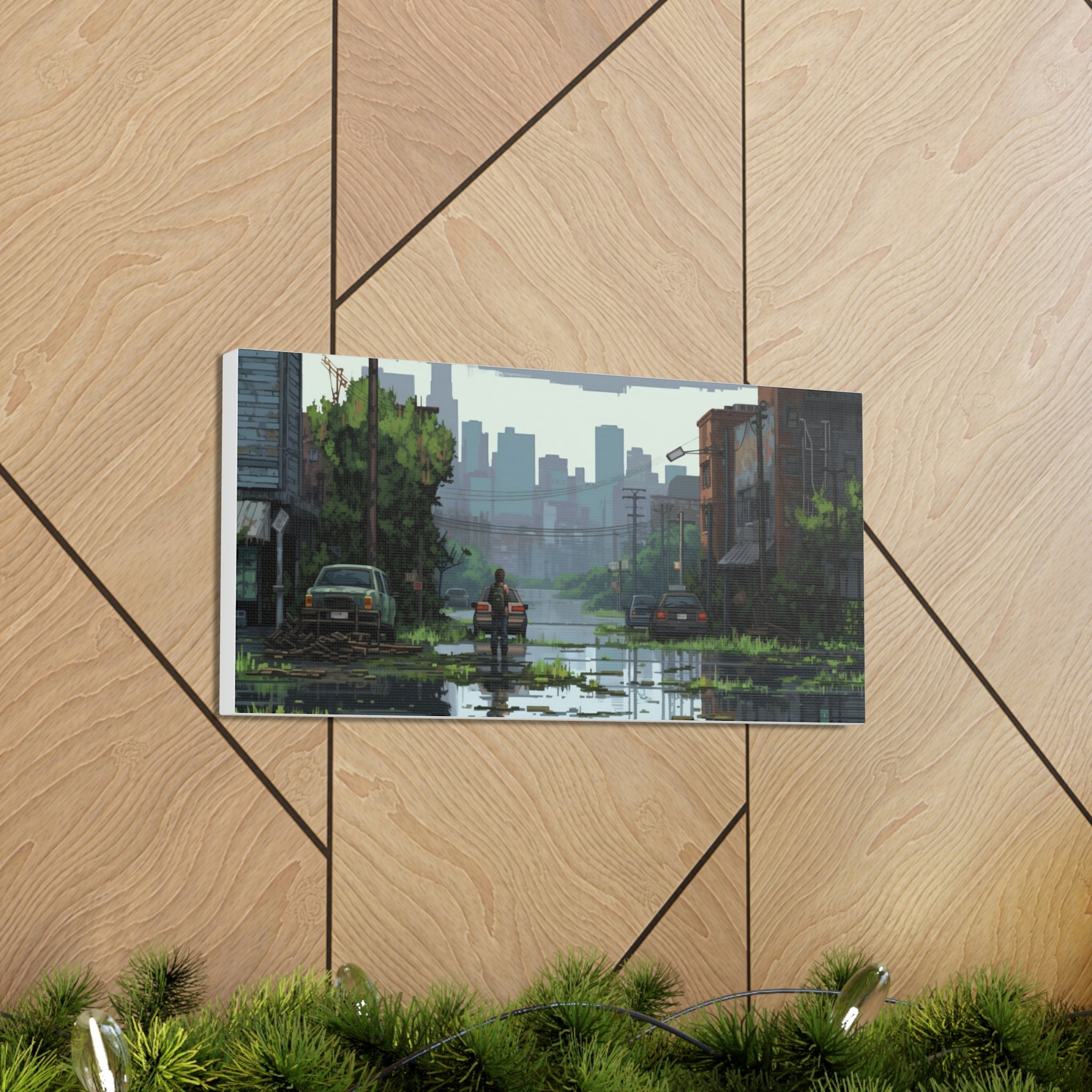 The Last of Us Low Resolution Pixel Art Canvas - Etsy