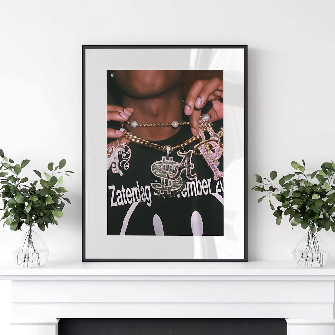 ASAP Rocky Poster, ASAP Rocky Poster Print, ASAP Rocky Print, Designer ...