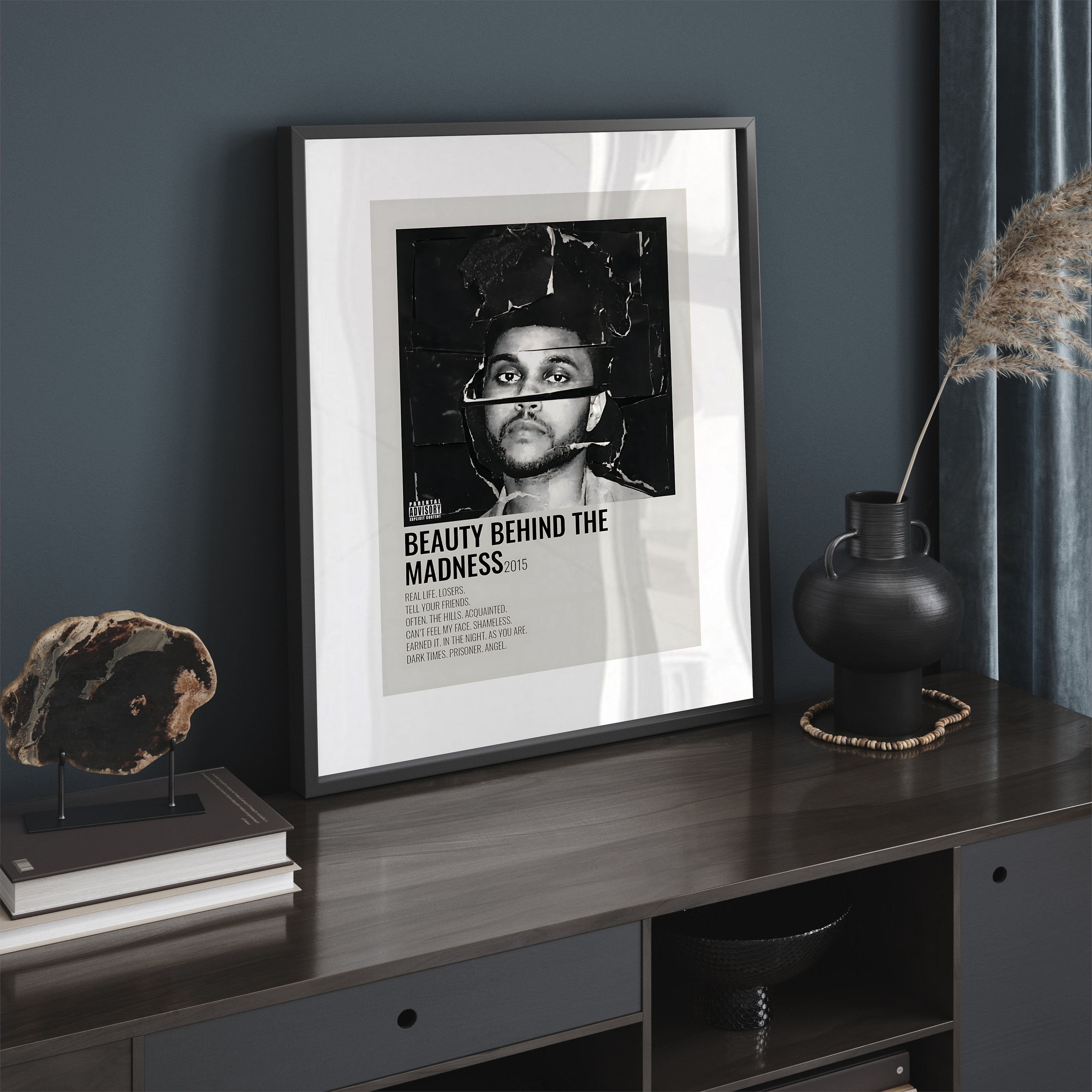 Weeknds frame art, Weeknds wall art, Weeknds poster art, Album cover ...