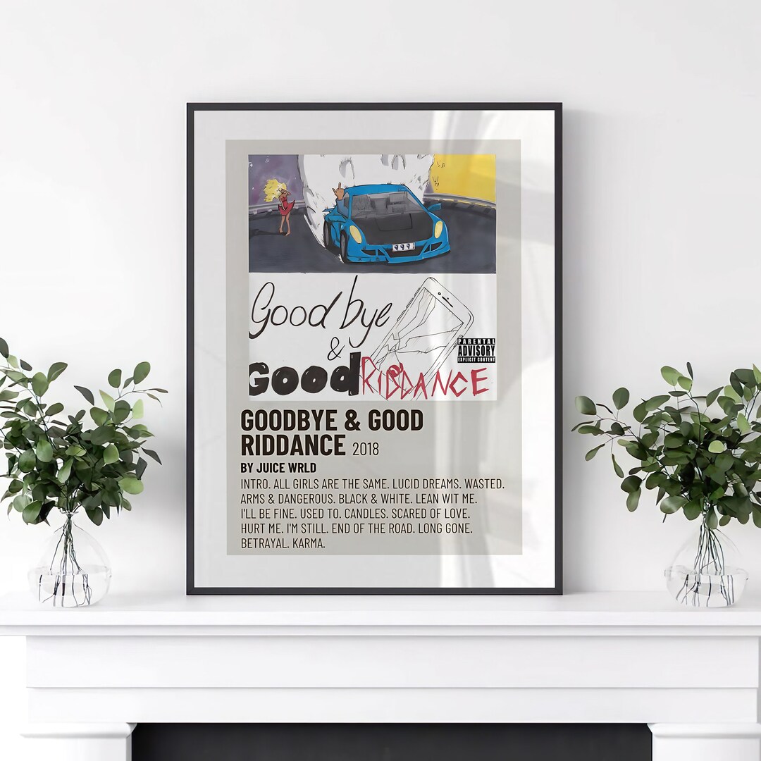 Juice Wrld Wall Art Juice Wrld Wall Decor Juice Wrld Album Etsyde