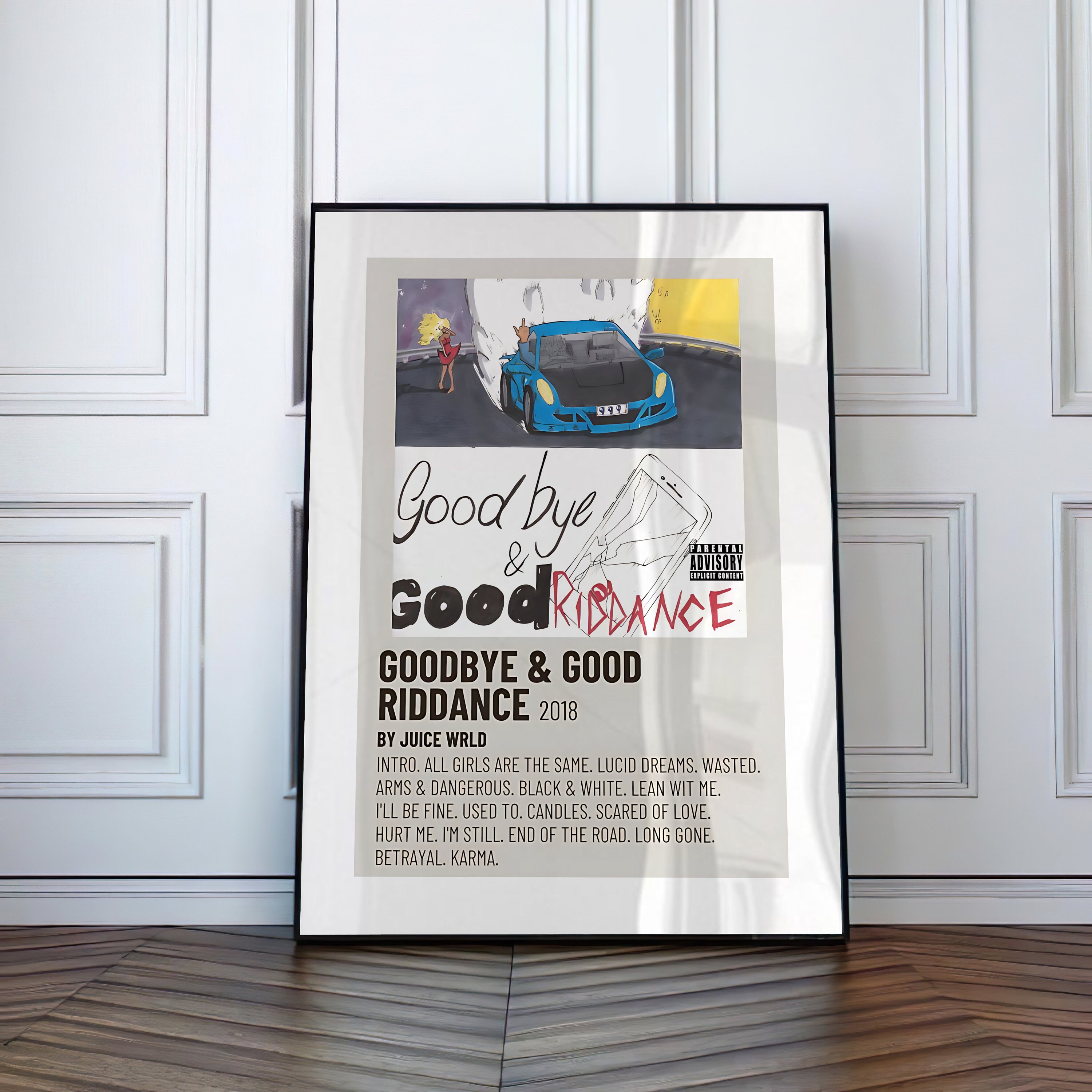 Juice Wrld Wall Art Juice Wrld Wall Decor Juice Wrld Album - Etsy