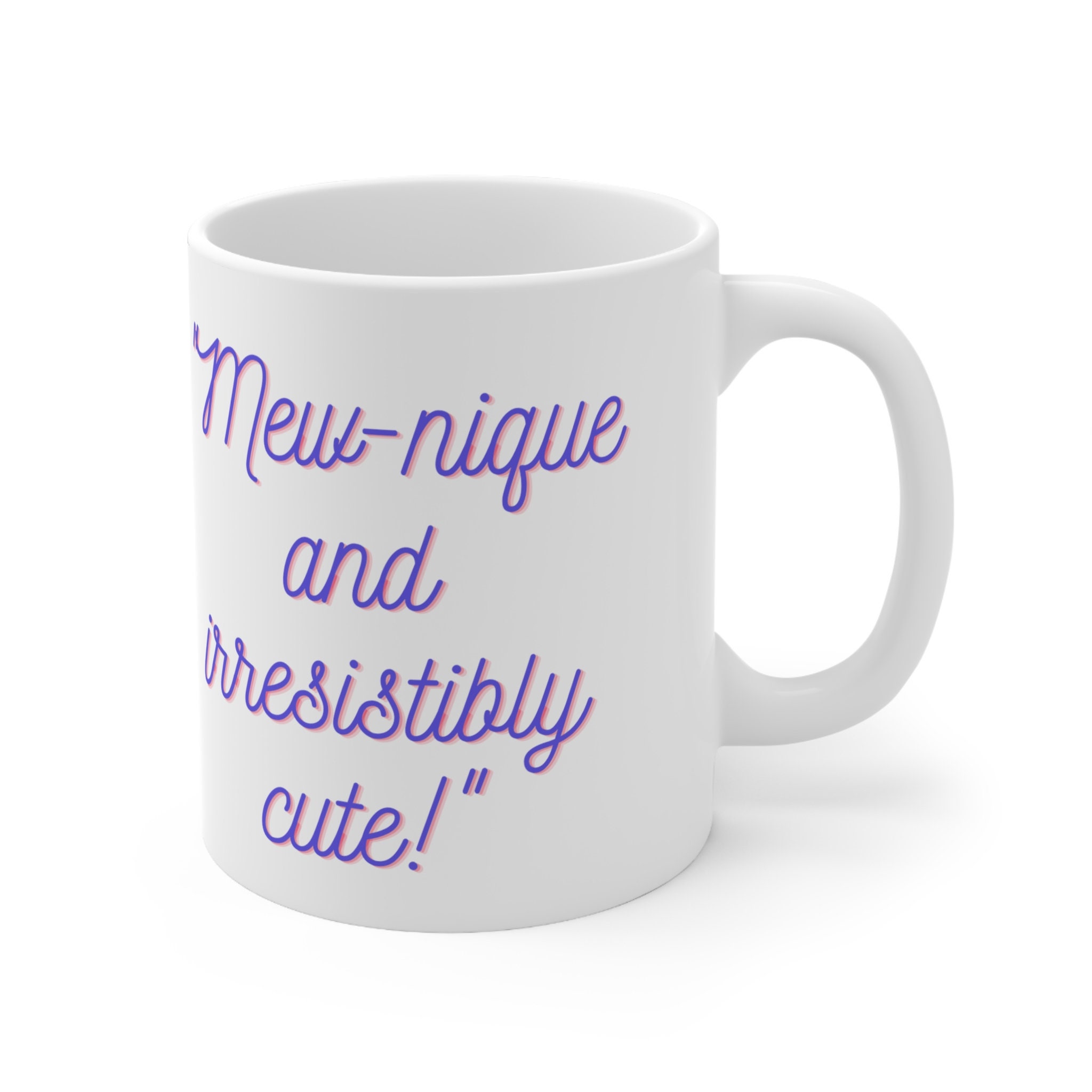 Kawaii Kitty Delight: 11 Oz Coffee Mug Mew-nique and Irresistibly Cute ...