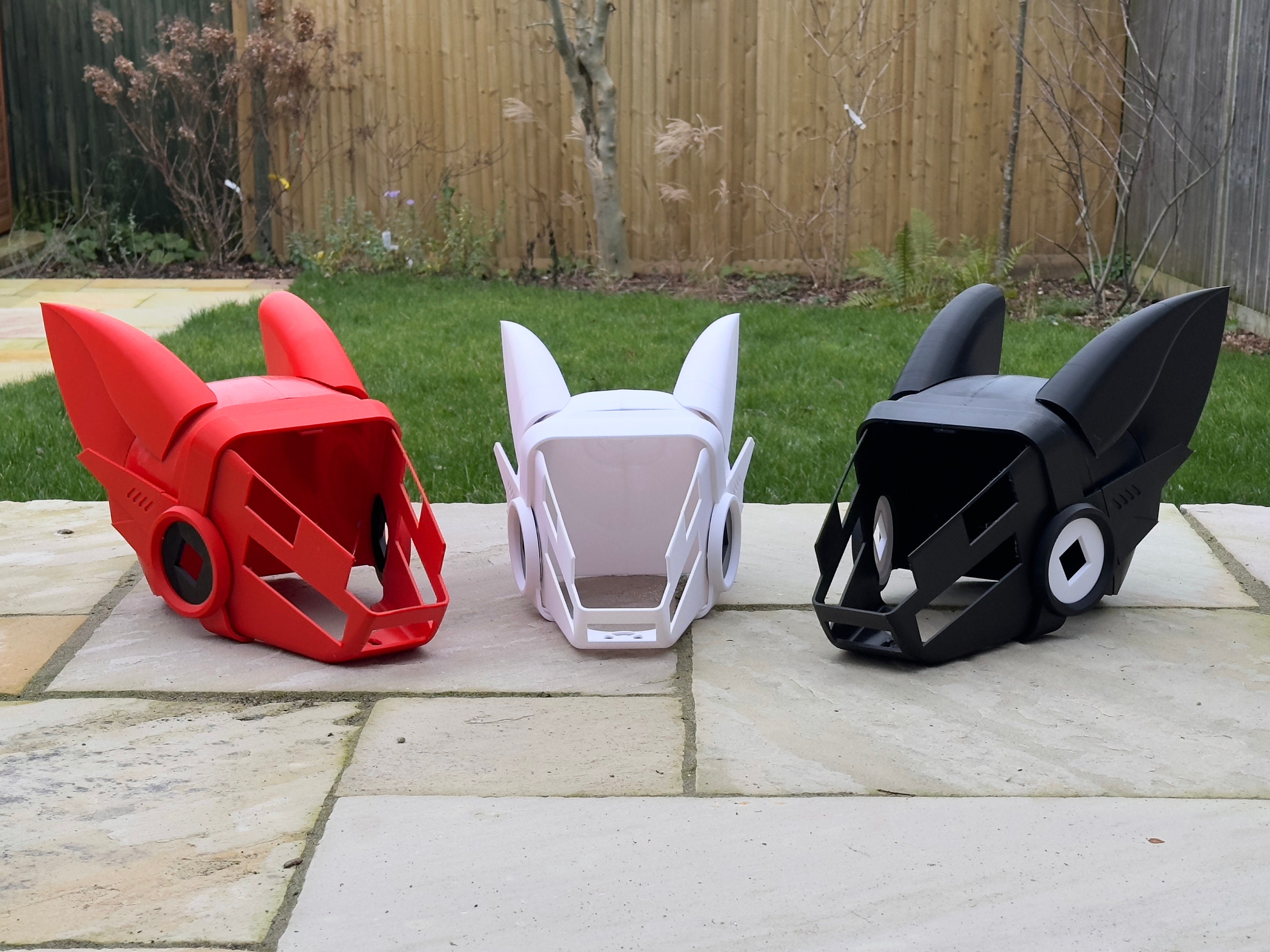 Kit básico de fursuit Protogen para furries - Etsy México