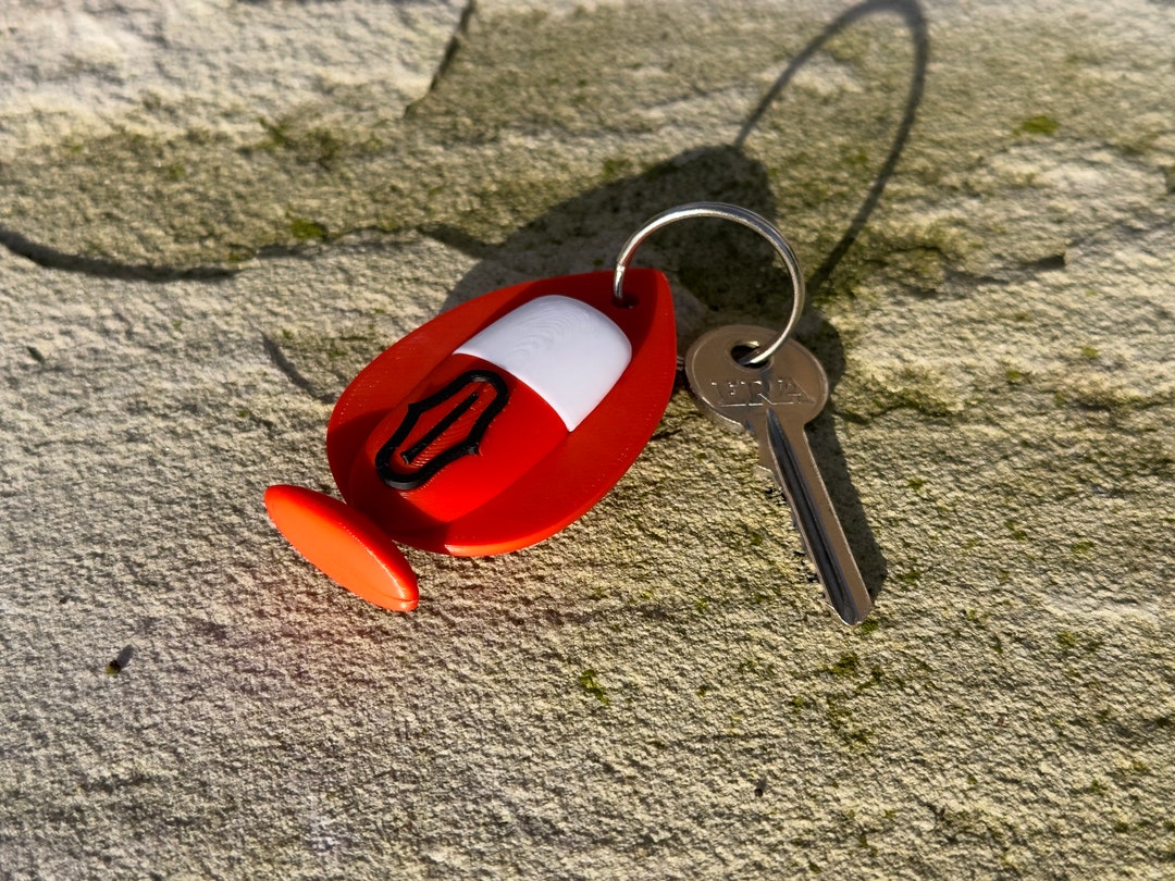 Alastor - Radio Demon Microphone Keychain Hazbin Hotel - 3D Printed in ...