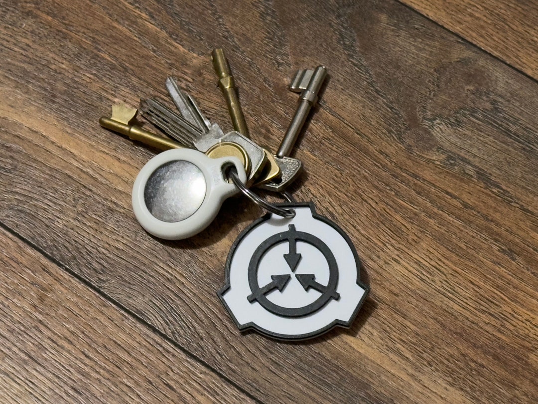 SCP Logo Keychain 3D Printed - Etsy