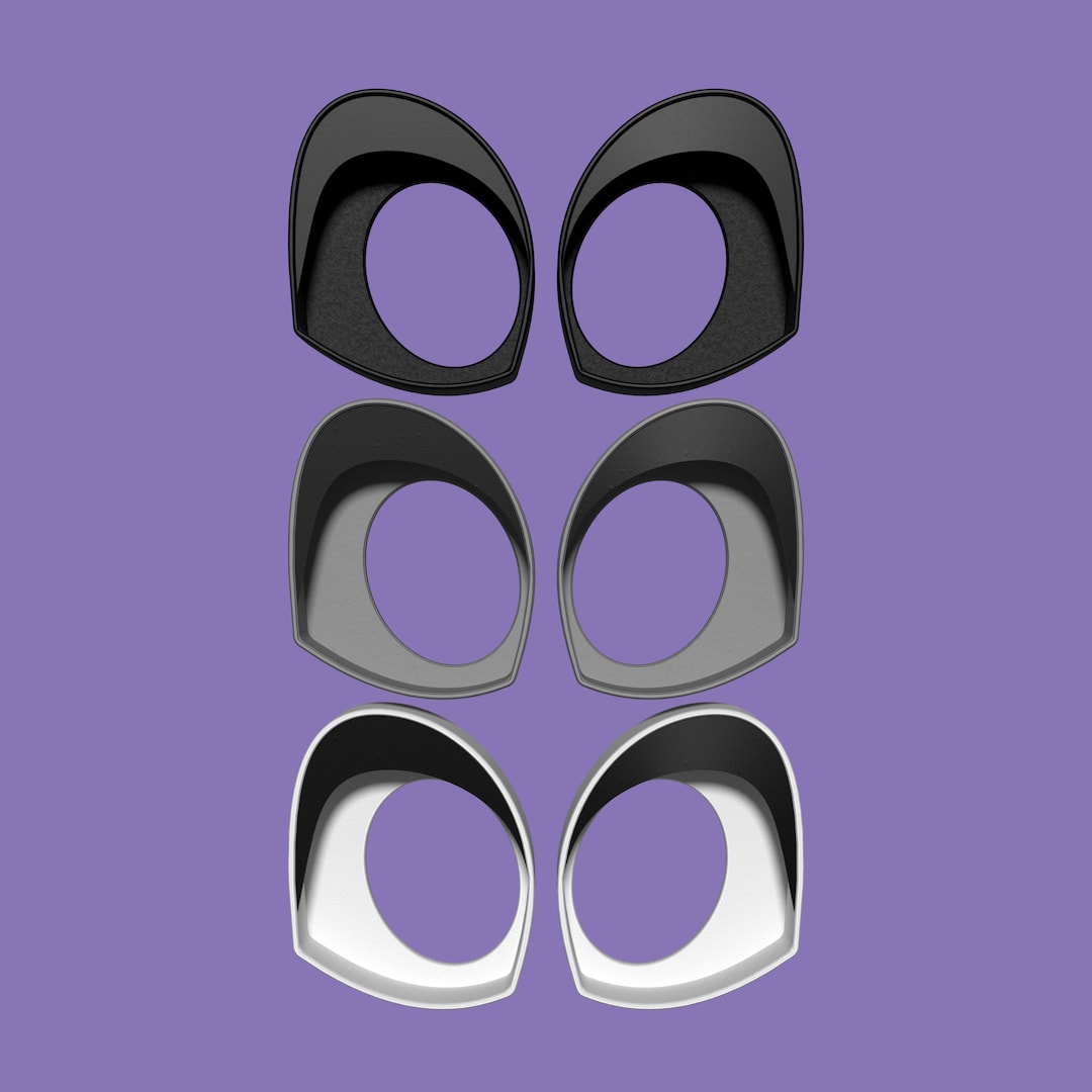 Fursuit Toony Eye Blanks 3D Printed Very High Quality! for Furries and ...