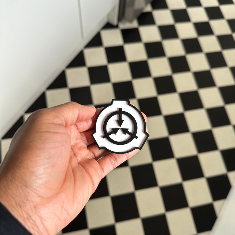 SCP Logo Patch 3D Printed - Etsy